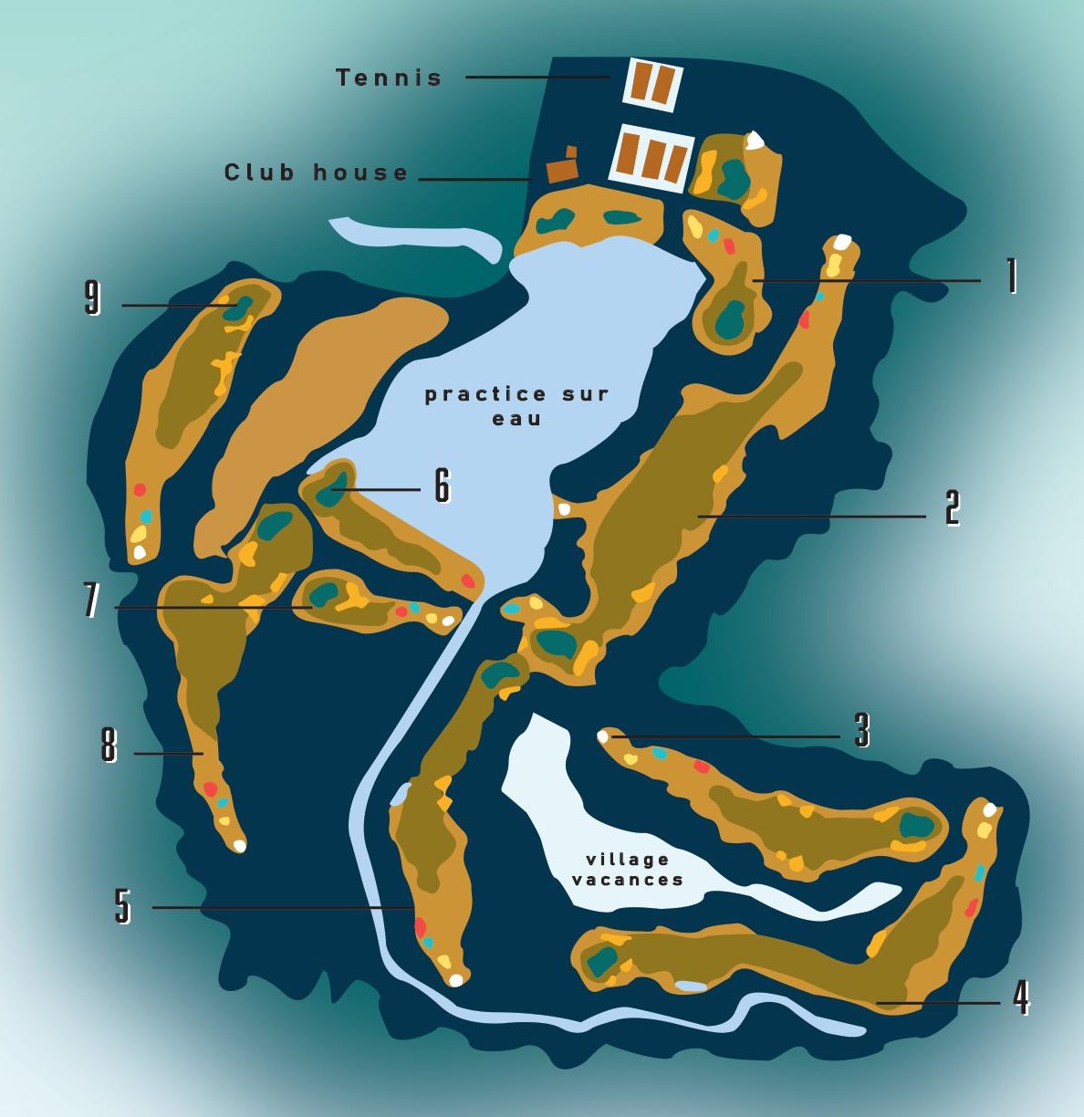 Golf de Pinsolle - Parcours